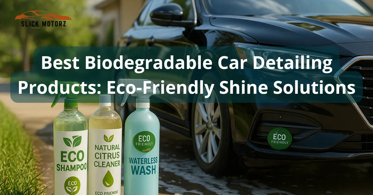 Best Biodegradable Car Detailing Products For Top Car Care