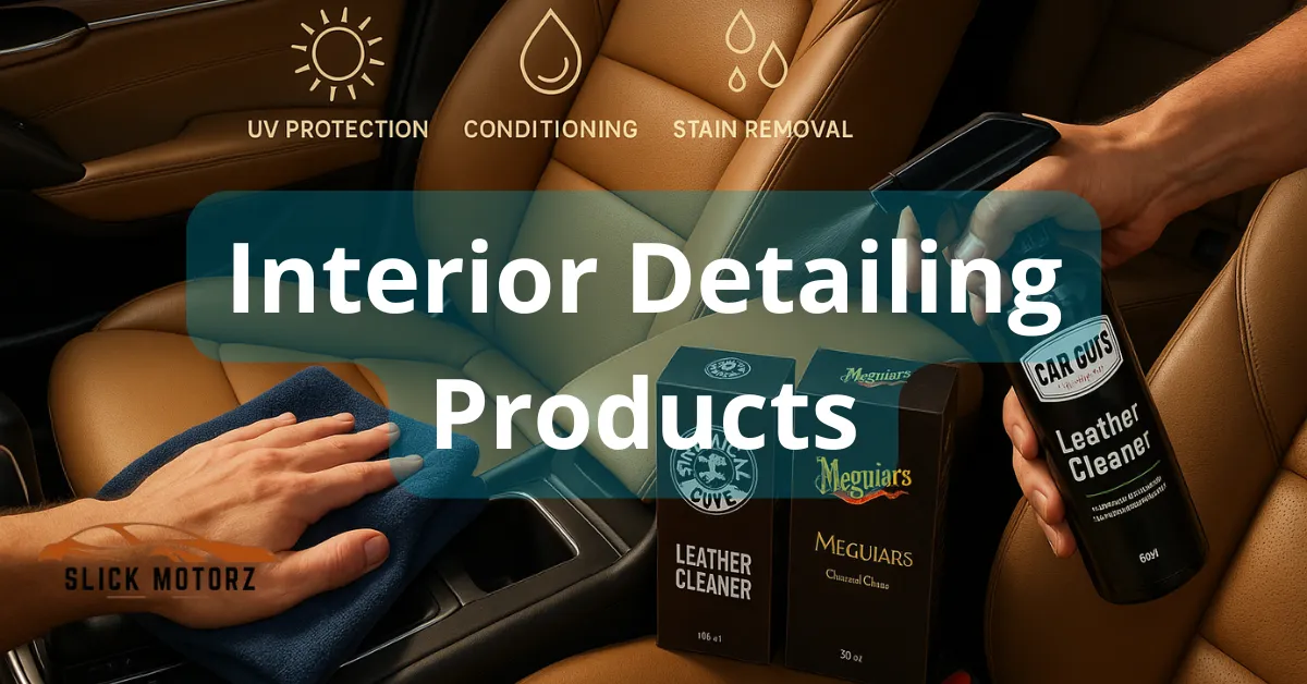 INTERIOR DETAILING PRODUCTS - Slick Motorz