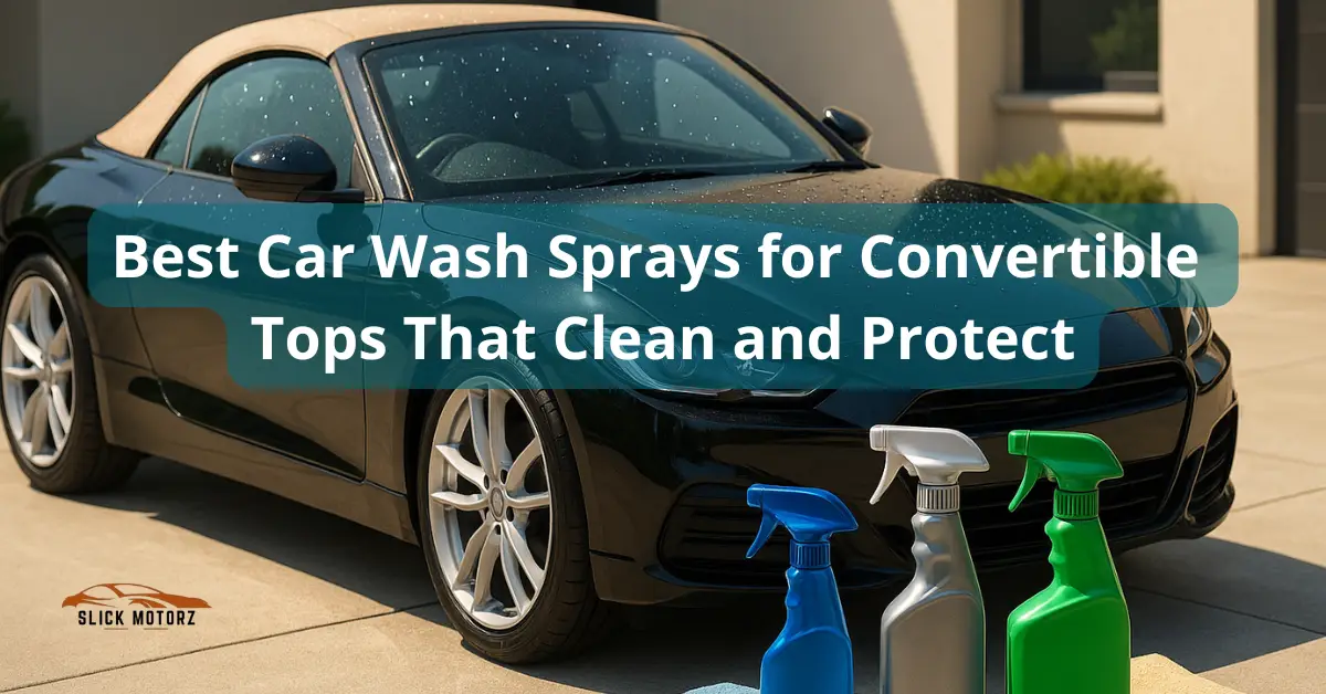 Best Car Wash Sprays For Convertible Tops (Review 2025)