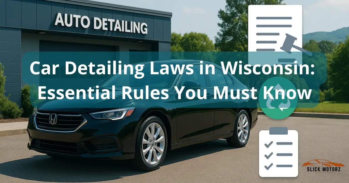 Car Detailing Laws In Wisconsin: Complete Guide 2025