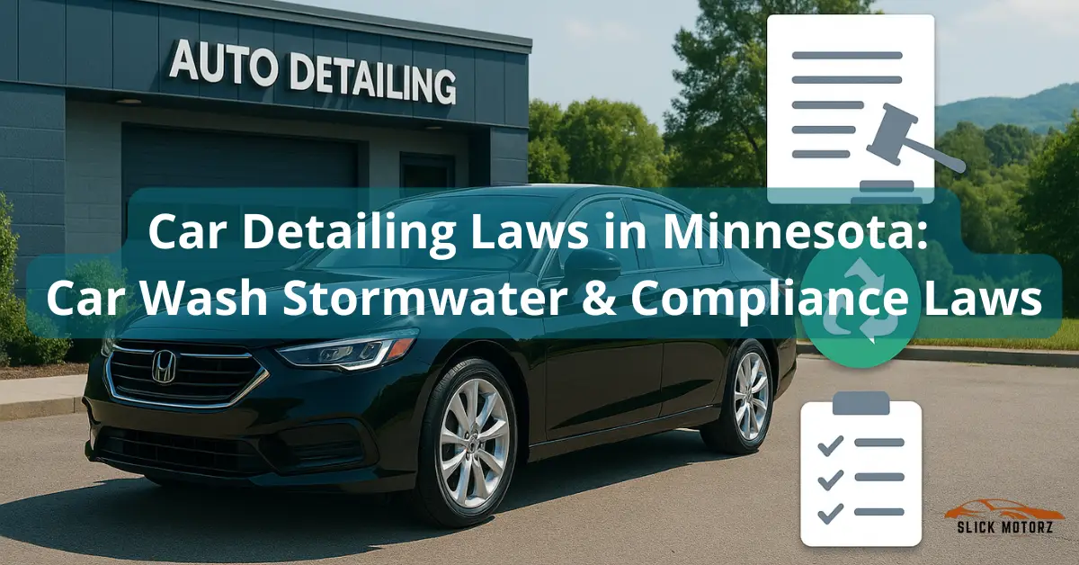 Car Detailing Laws In Minnesota: Guide & Compliance Laws