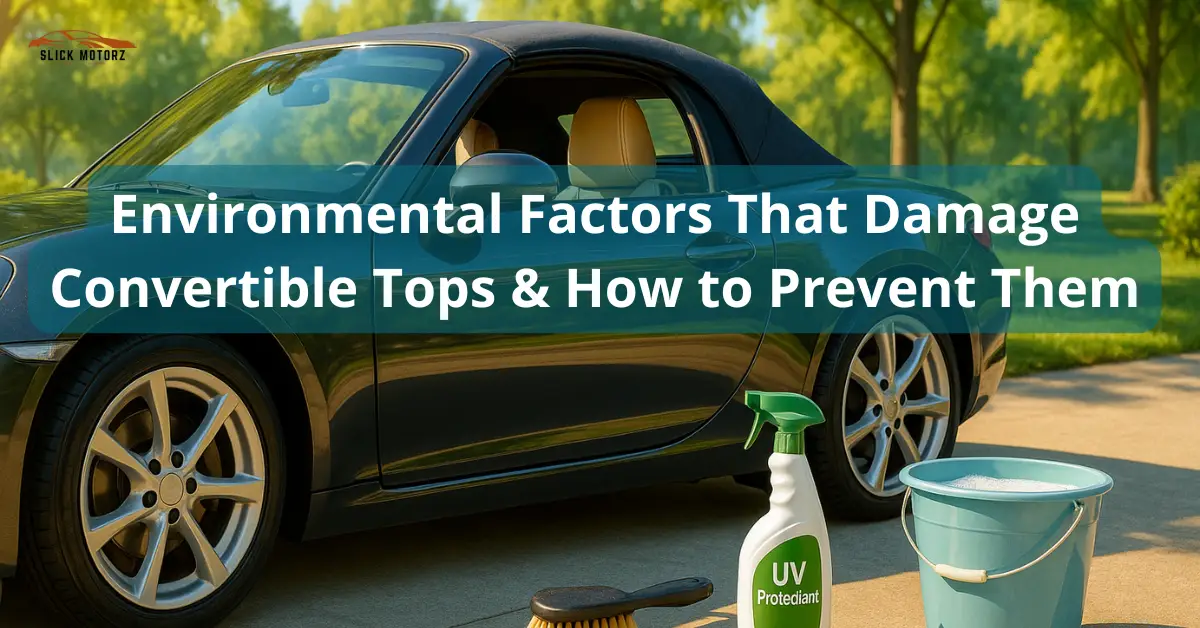 Environmental Factors That Damage Convertible Tops