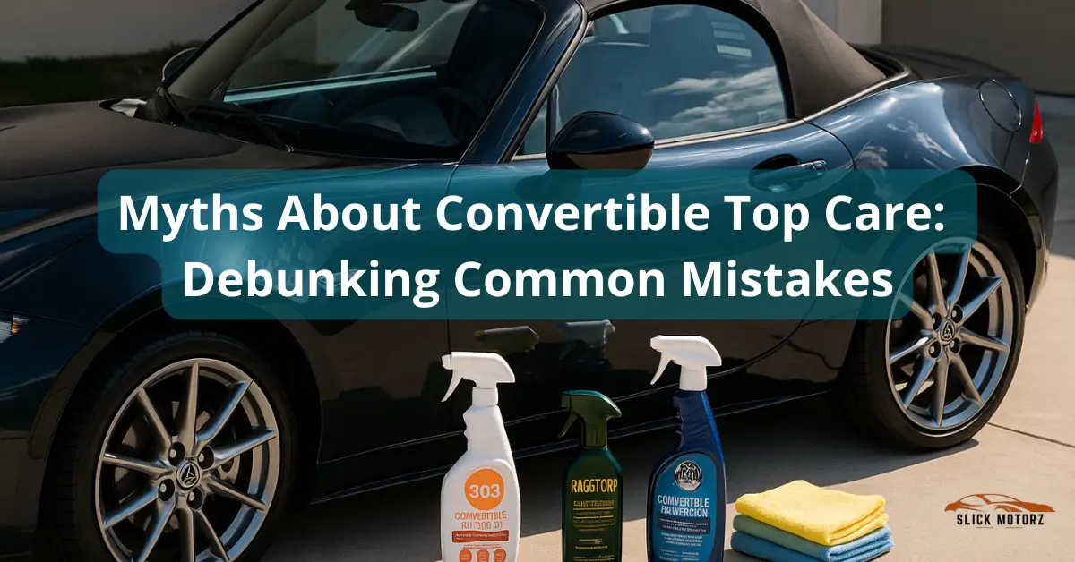 Myths About Convertible Top Care: Debunking Mistakes