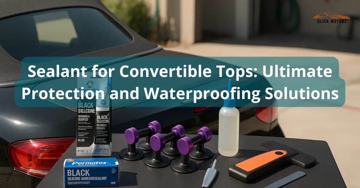 Best Sealant For Convertible Tops (Waterproof & UV Safe)