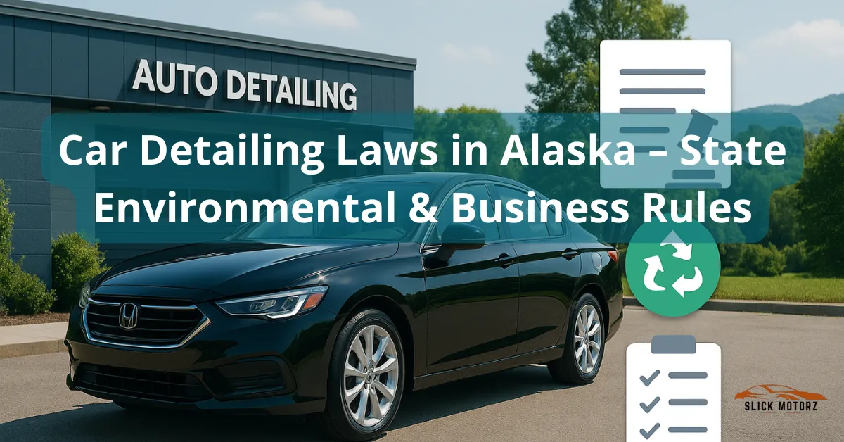 Car Detailing Laws In Alaska: Licensing, Rules & Compliance