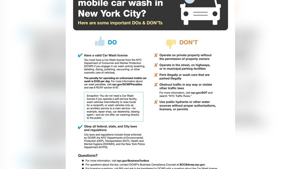 Mobile Car Wash Regulations In New York City: Essential Rules Uncovered ...
